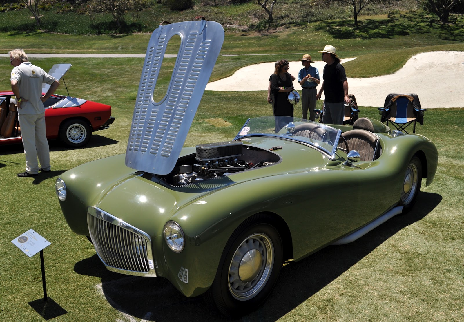ELECTRIC CAR: Jerry Wood's 1953 Glasspar G2, with a 331 hemi, and he's ...