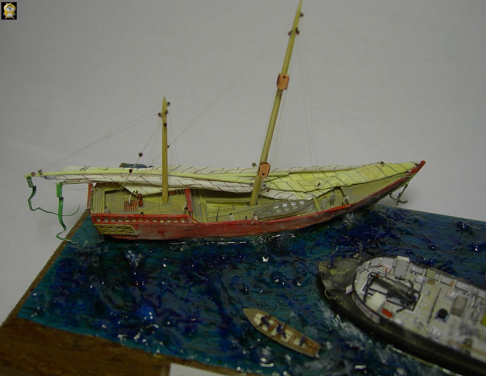 The Mad Hamster's Modelling: Bileciki do kontroli! - HMS "Kite", 1/400