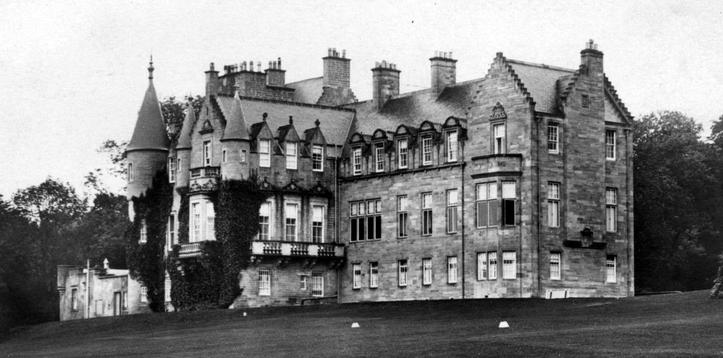 Tour Scotland: Old Photograph Newark Castle Ayrshire Scotland