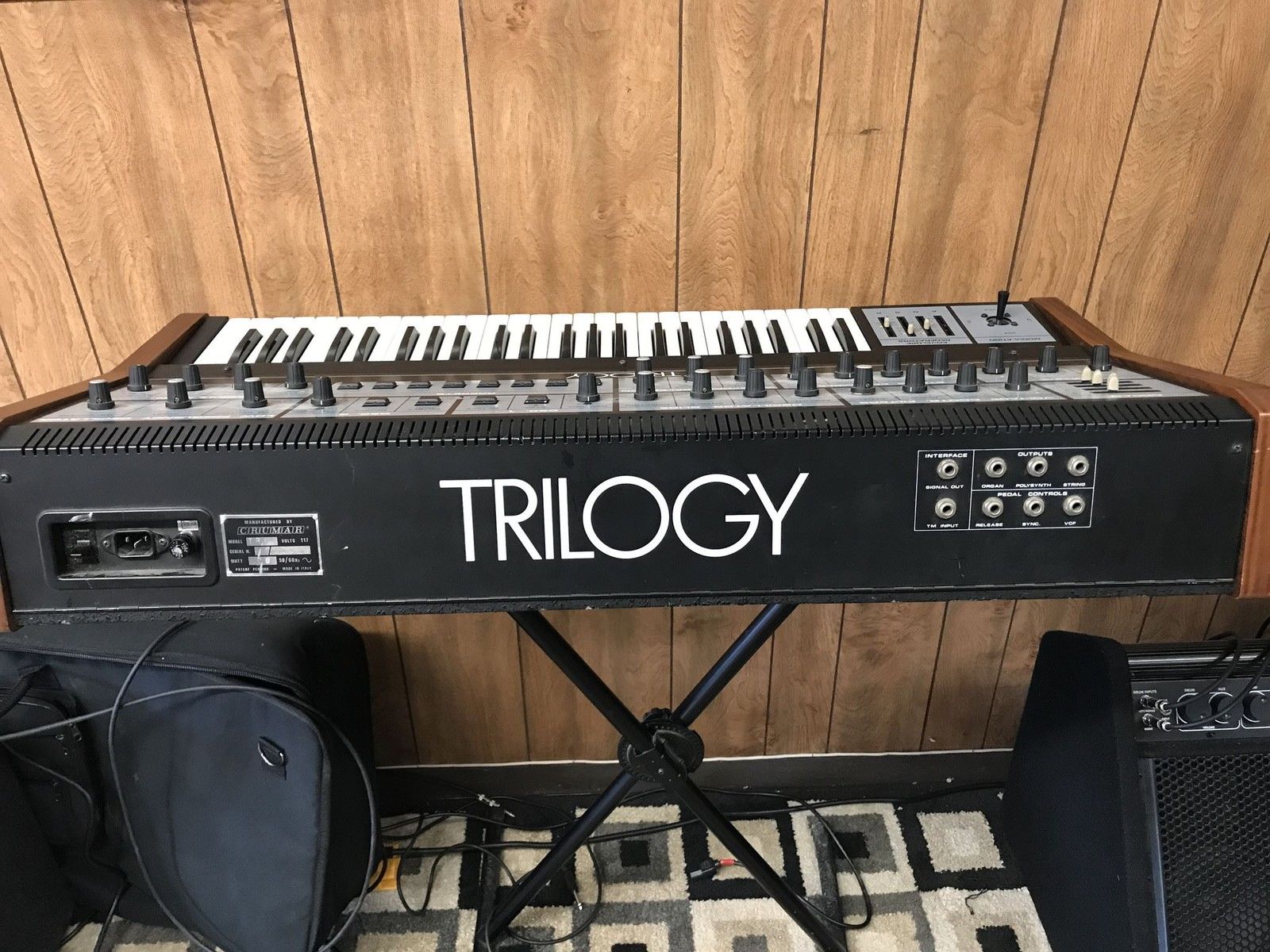 MATRIXSYNTH: Crumar Trilogy Vintage Analog Synth SN 00088