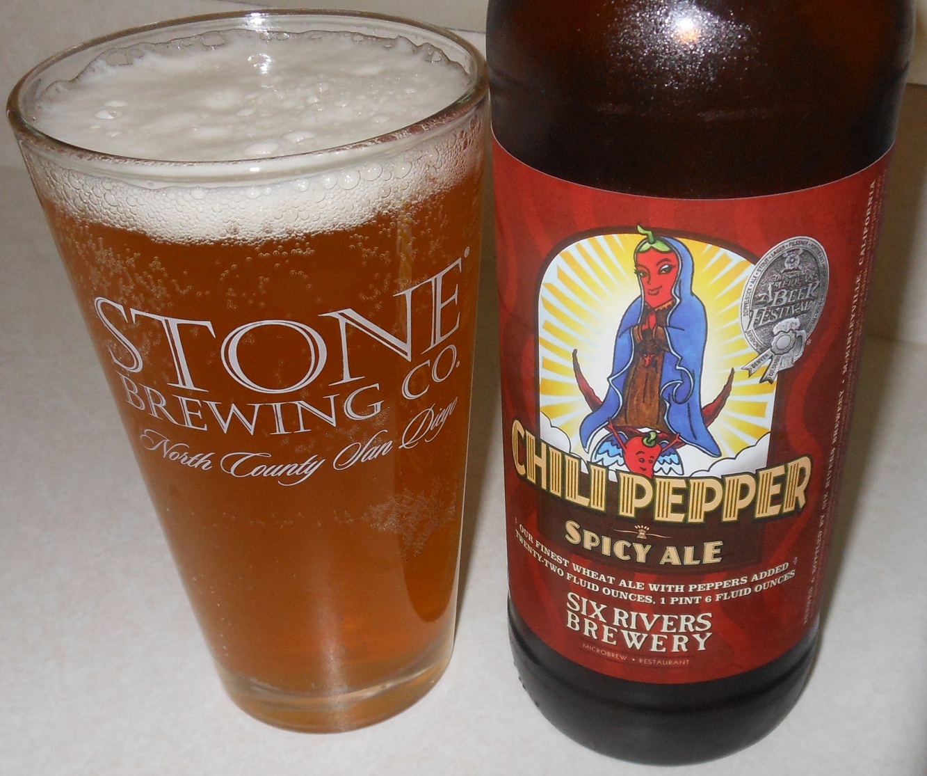 Horror Movies and Beer!: Six Rivers Chili Pepper Spicy Ale