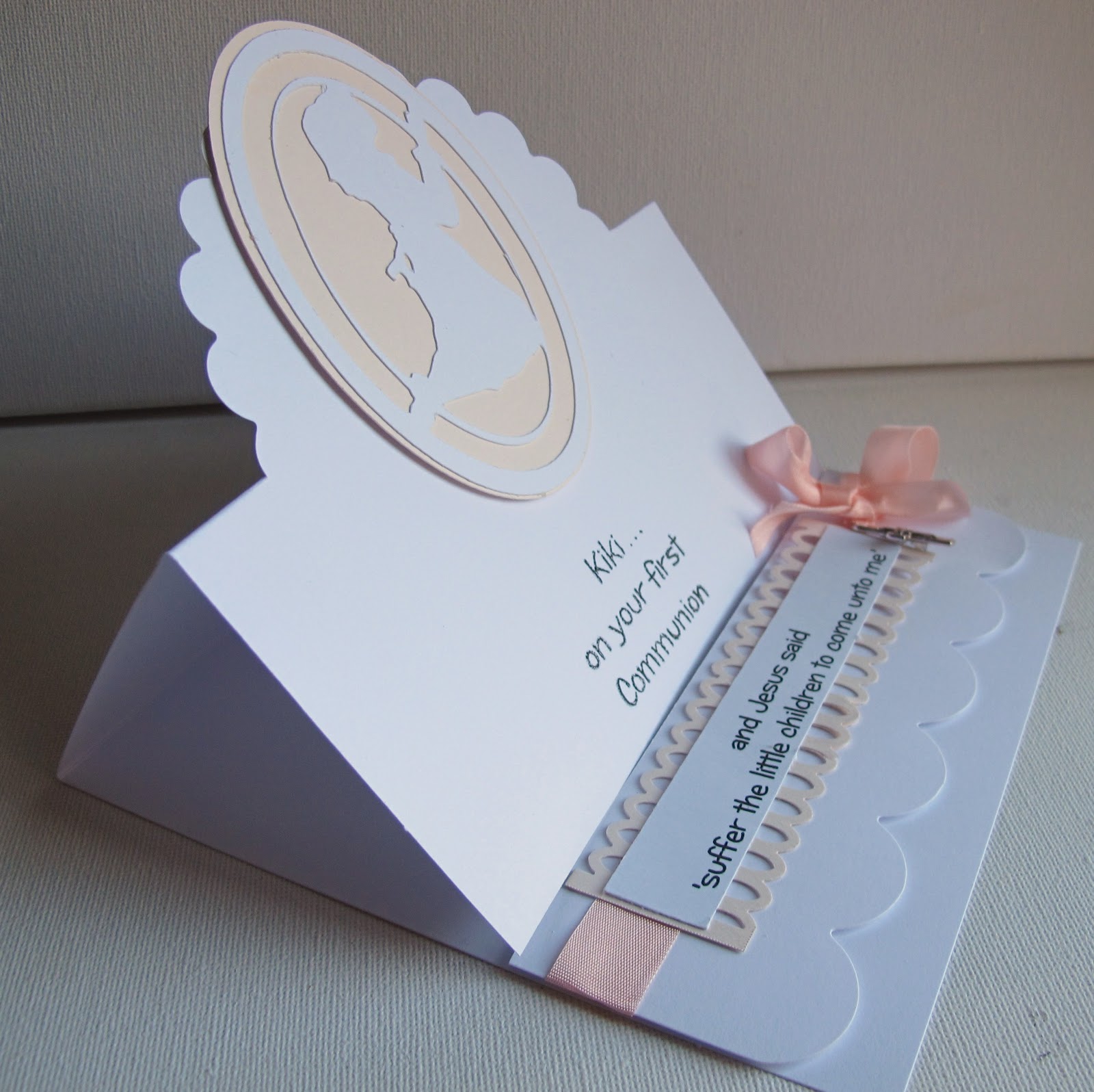 Going Buggy: WOYWW and First Communion Cards....