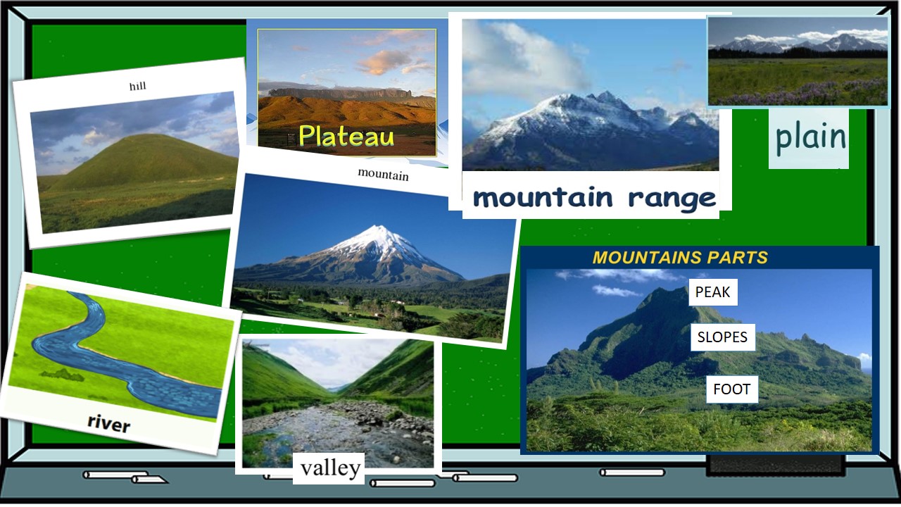 Social Science 6 camposoto: Review vocabulary: mountain landscape
