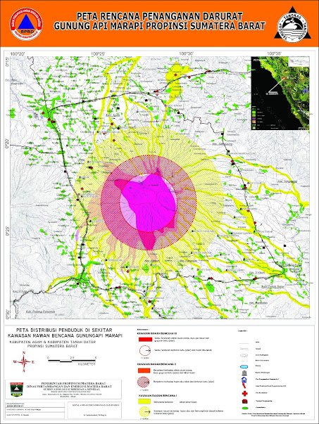 Pusdalops PB Provinsi Sumatera Barat: Kawasan Rawan Bencana Gunung Api ...