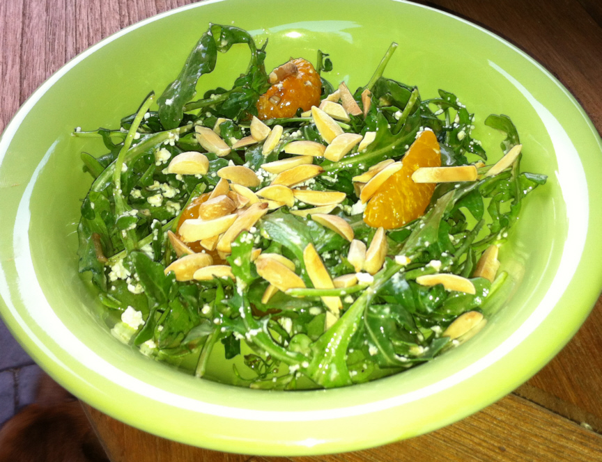 Nan's Gourmet Foods: Arugula Salad with Dark Chocolate Balsamic Vinaigrette
