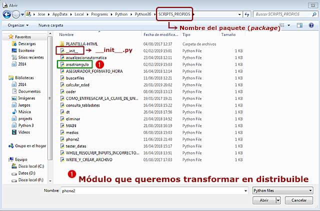 APRENDER A PROGRAMAR CON PYTHON: EJECUTABLES O DISTRIBUIBLES DE MÓDULOS ...