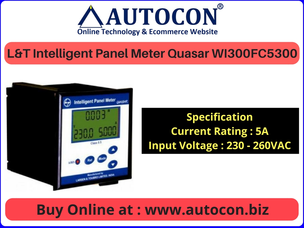 L&T Intelligent Panel Meter Quasar WI300FC5300