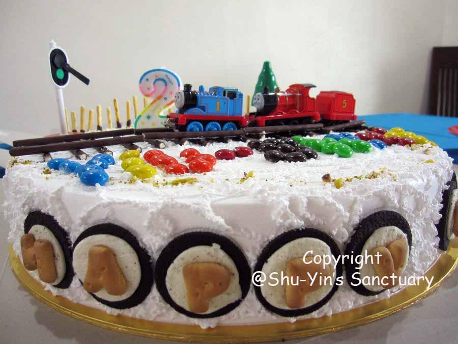 Shu-Yin's Sanctuary: Shern's CHOO CHOO 2nd B'day Cake