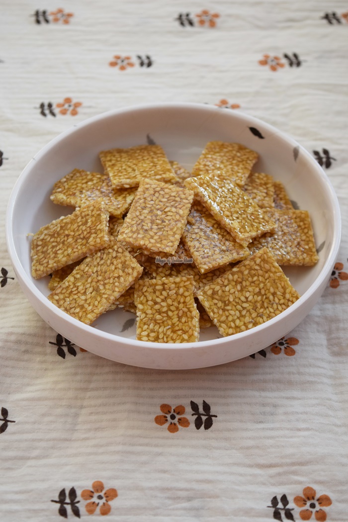 Til Chikki using Sugar | Til Patti Recipe | Magic of Indian Rasoi