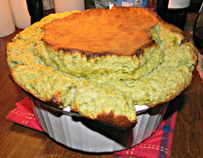 Wish Upon A Dish: Broccoli & Goat Cheese Souffle ♥ A good nuclear disaster