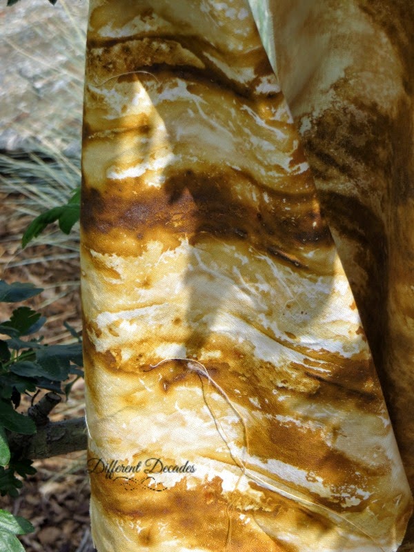 Different Decades: Fabric Rust Dyeing