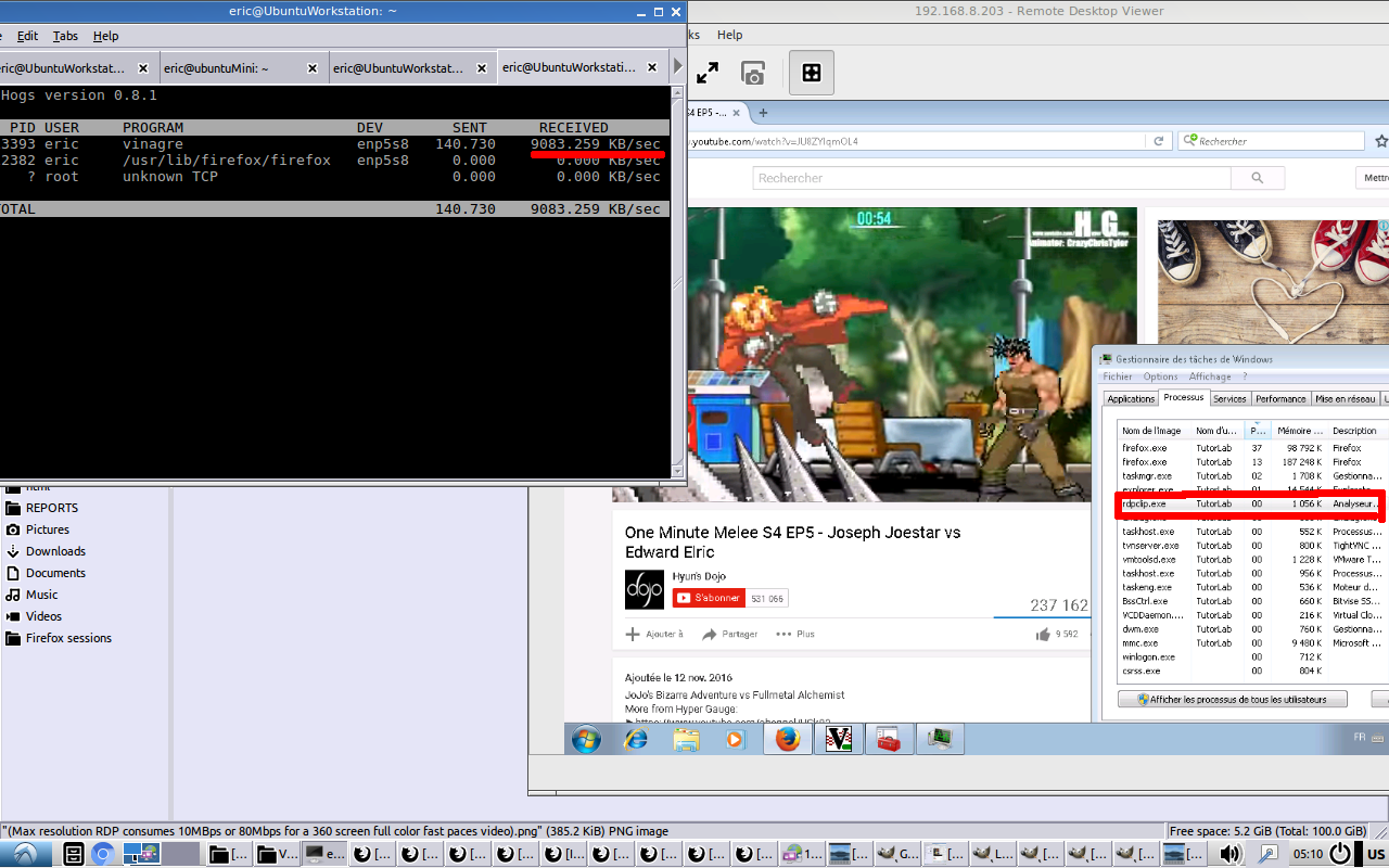 My Tech Notes maybe!!: VNC vs RDP bandwidth usage and performance test