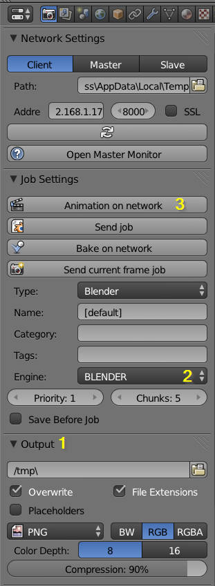 Blender 2.68 : 網路算圖(Network Rendering) - 基本設定
