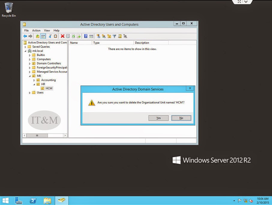 IT&M - Share for sharing: How to delete object protected from ...