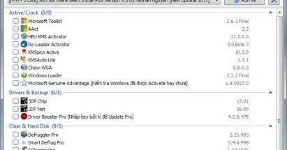 [NTH - 1 Click] AIO Software Silent Plus Version 6.0 by Nathan Nguyễn ...