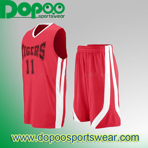 custom basketball uniforms: custom design red and white basketball ...
