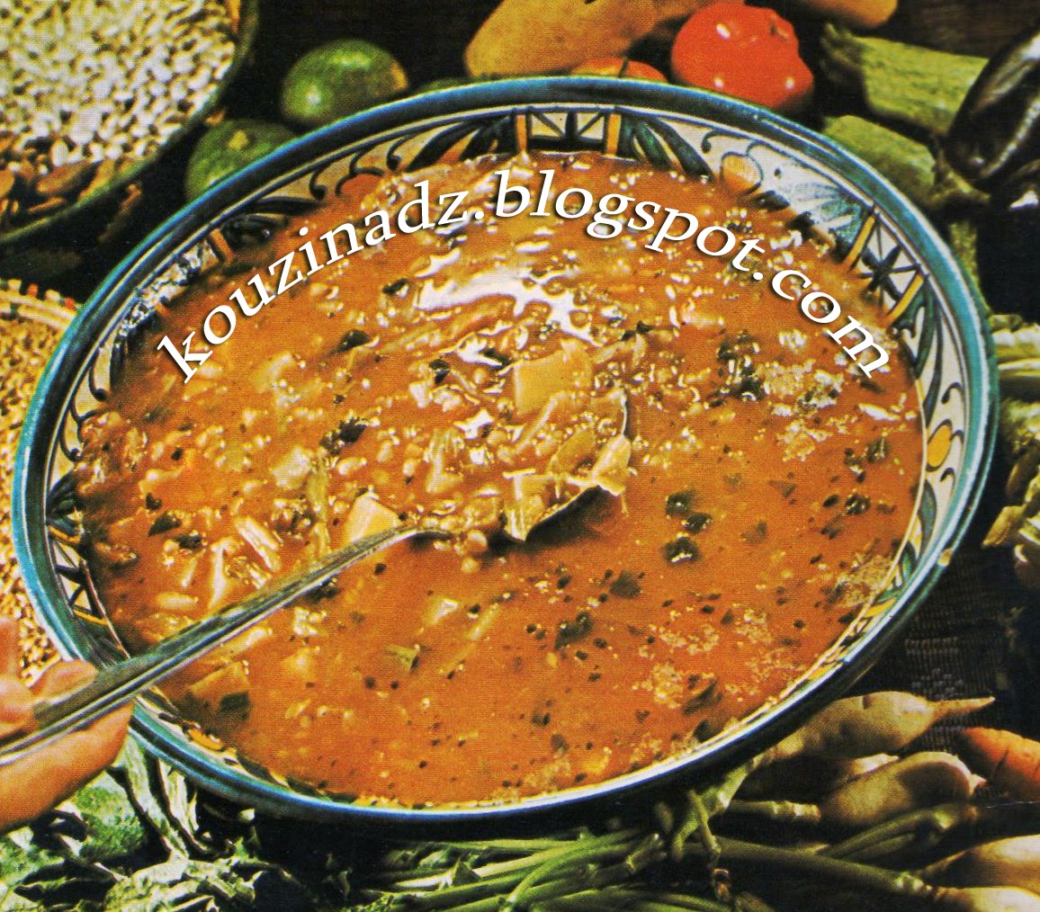 La Cuisine Algérienne: Tchich lqmah - Chorba bcherchem