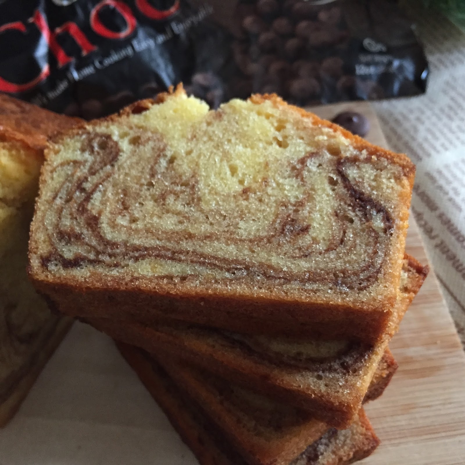 My Mind Patch: Butter-Choco Marble Cake 牛油巧克力大理石蛋糕