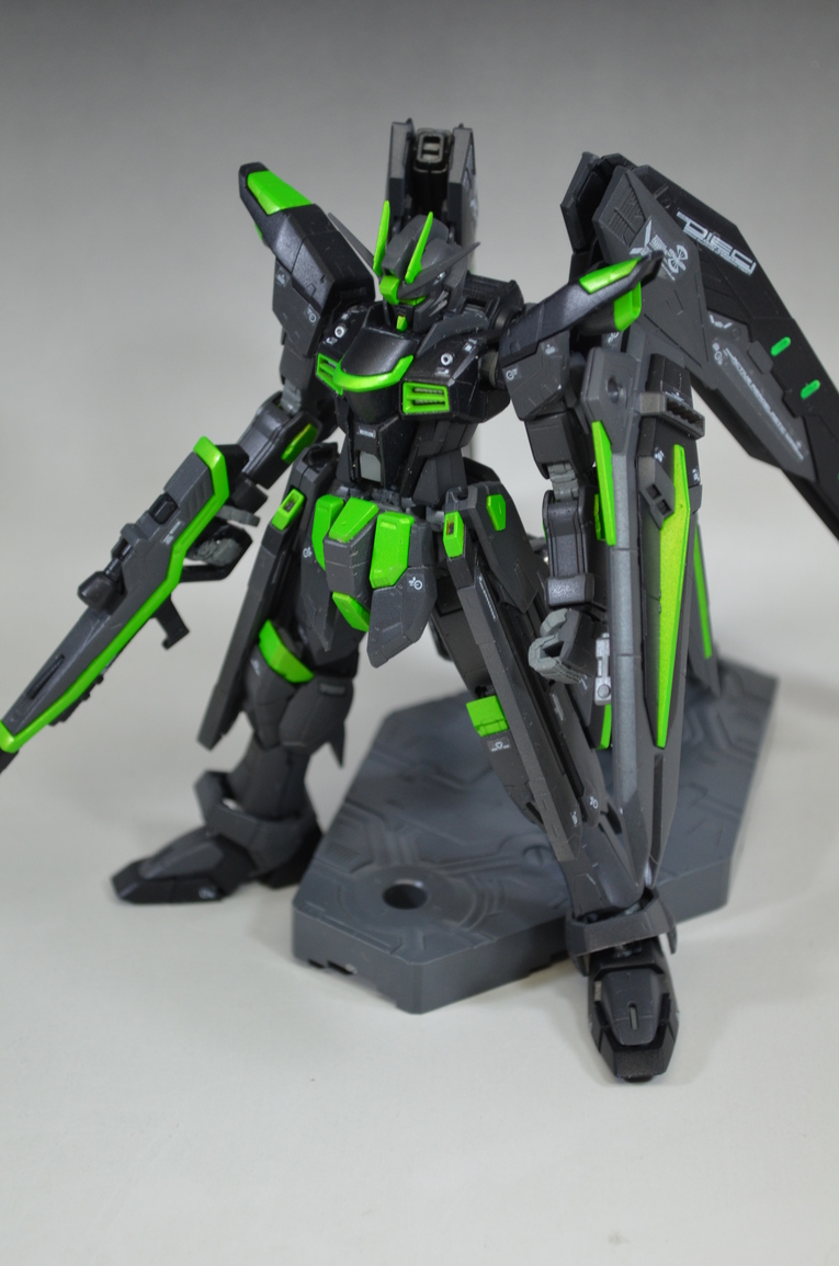 Painted Build: RG 1/144 ZGMF-X10A-2 Freedom Gundam Unit 2 Black Devil