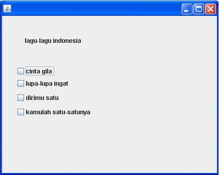 UMLpadaJAVA dan sedikit knowledge pewarisan & UML :): GUI pada java