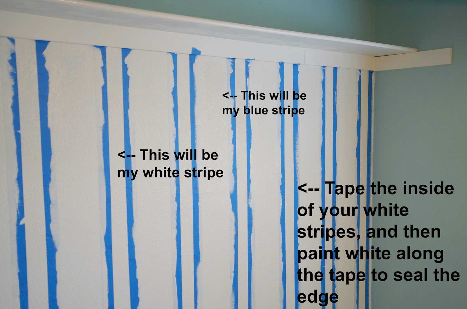 Lo, Ray, & Me: How to- Paint Perfect Stripes