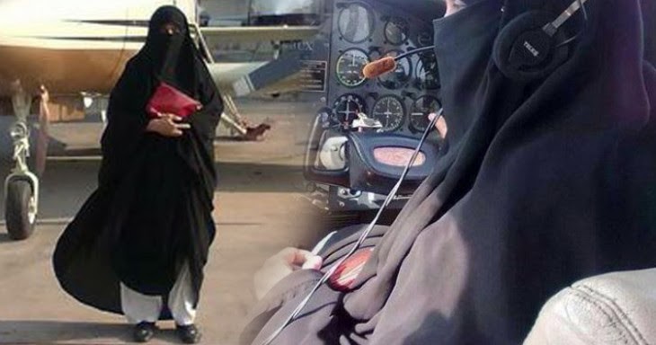 Kenalkan Shahnaz Laghari, Pilot Bercadar Pertama Di Dunia, Subhanallah