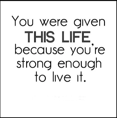 You're Strong Enough to Live it | Quotes and Sayings