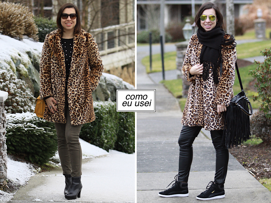 Look com o novo tênis de cano alto