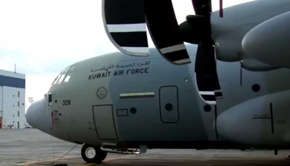 Asian Defence News: One of Kuwait Air Force three KC-130Js on order