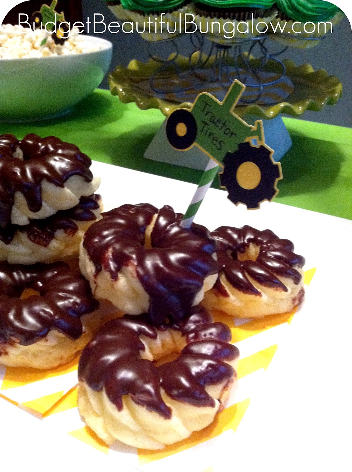 Budget Beautiful Bungalow: "T" is for Tractor {and Two}