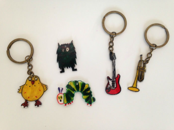 DIY: llaveros de personajes de cuento - Club Peques Lectores: cuentos y ...