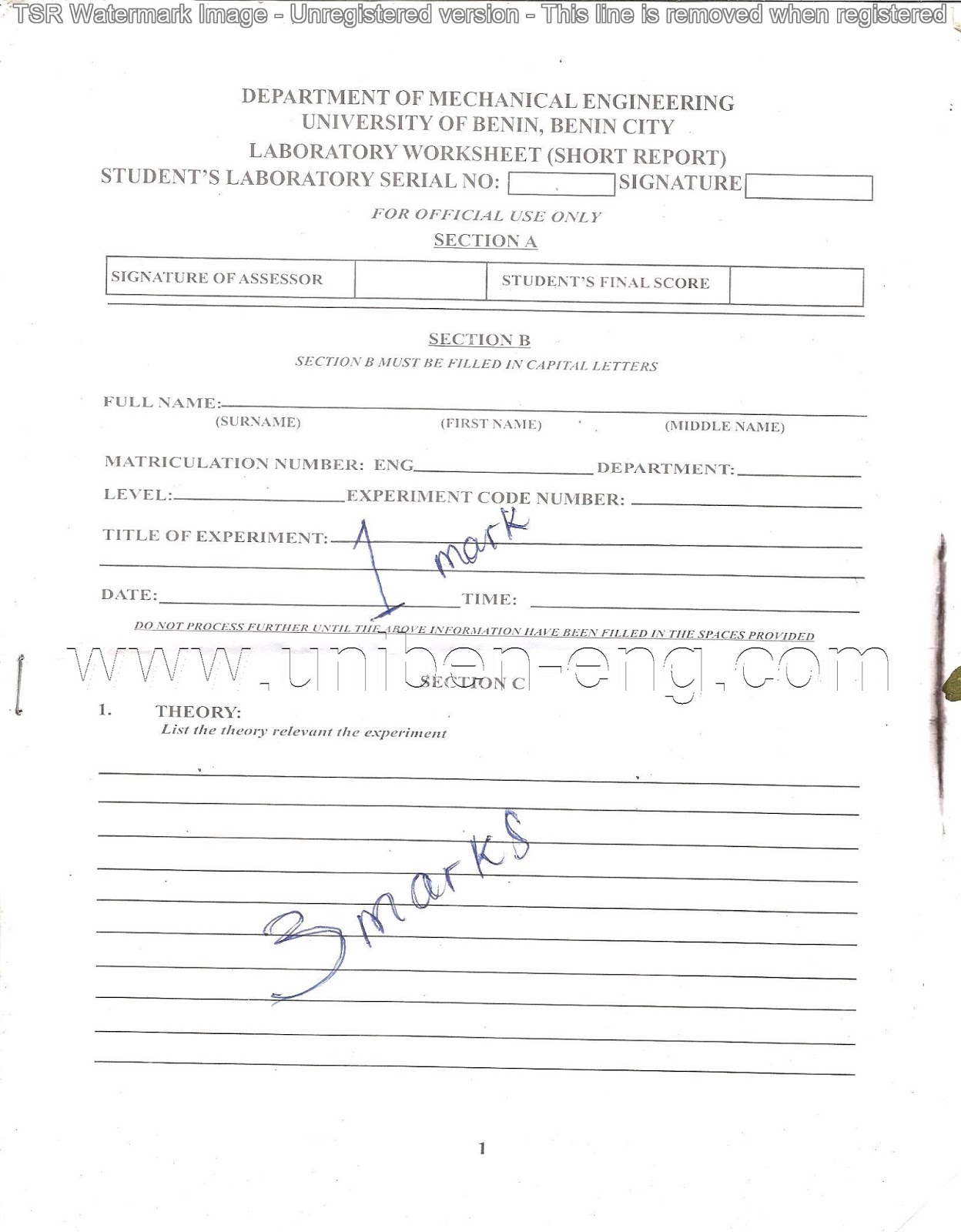 Step To Step Guide On How To Write Mechanical Laboratory Reports ...