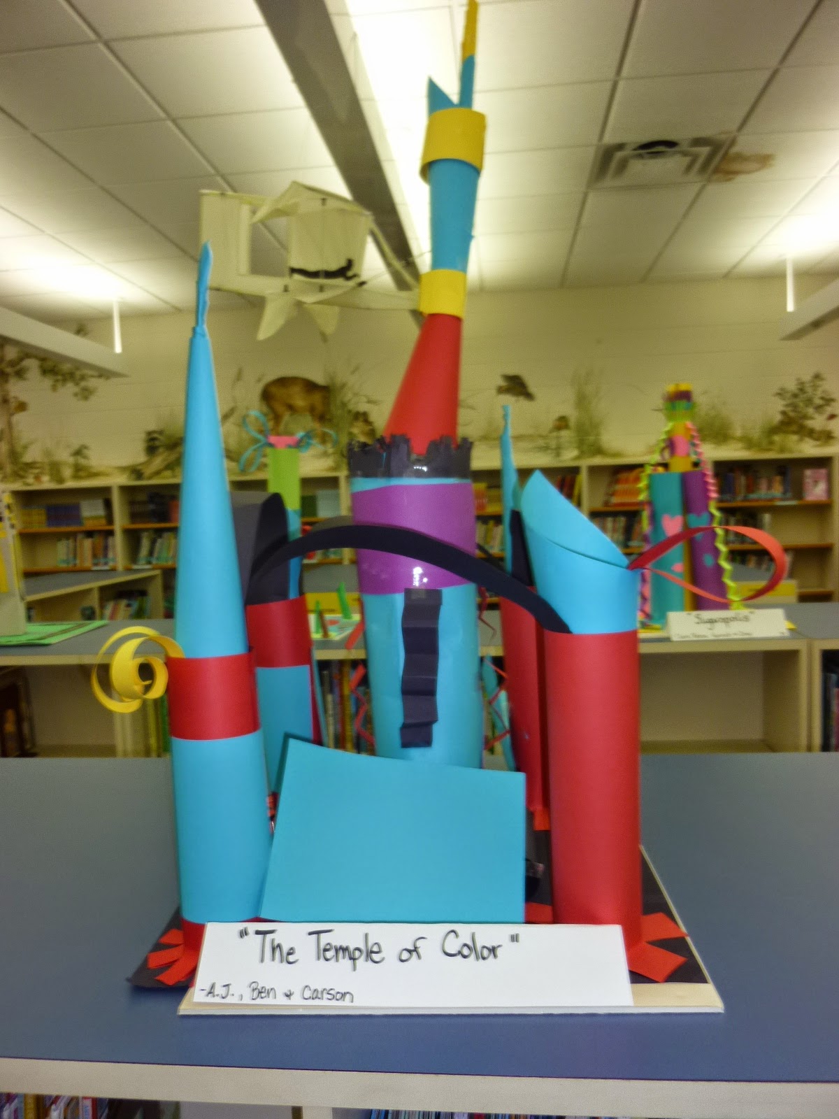 Mrs. Werner's Art Room: 5th Grade Collaborative Paper Sculptures