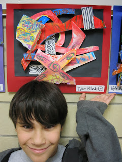 Lake and Hartville Elementary Art: 5th Grade ABSTRACT STELLA SCULPTURES