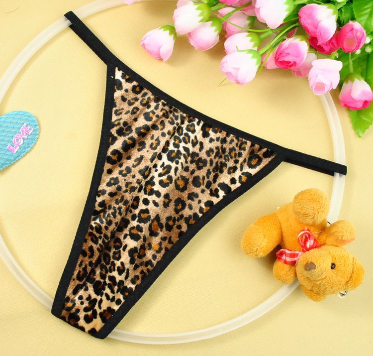 FASHION CARE 2U: U202-3 Sexy Leopard G-string Women's Underwear
