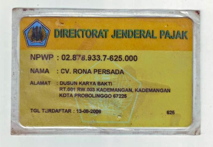 NPWP SIUP CV-Tour bromotour 2019