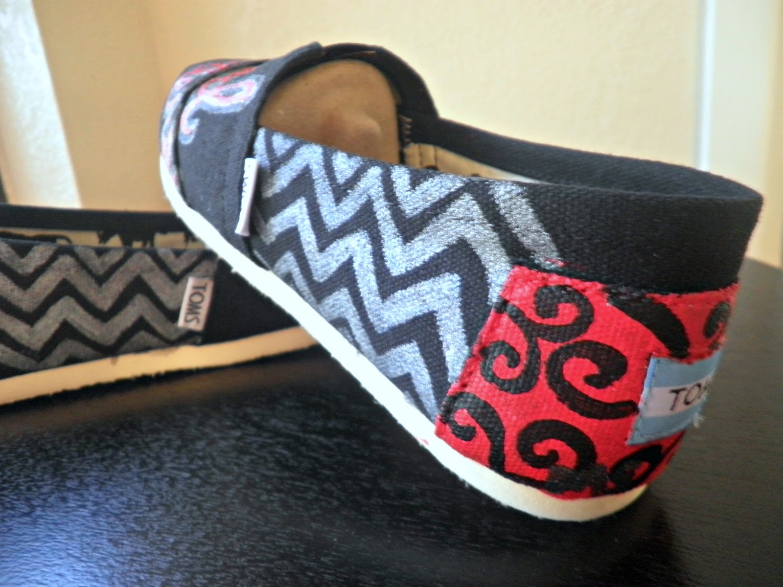 Specs and Wings: Red Raiders Chevron TOMS!