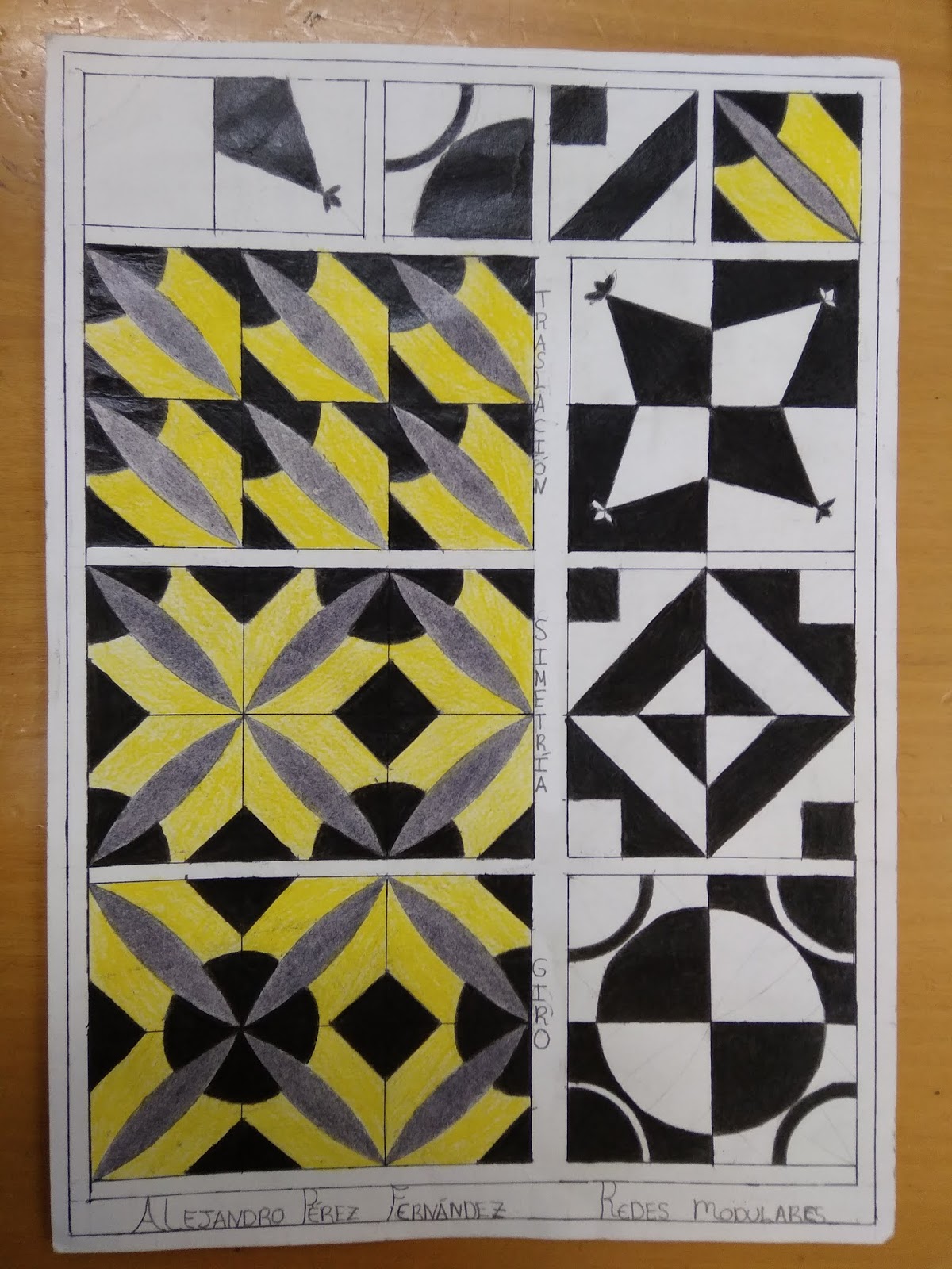 PLÁSTICA GRANDAS DE SALIME: REDES MODULARES 3º ESO