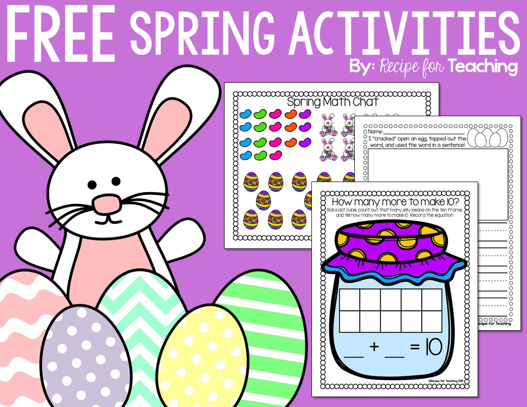Spring FUN and FREEBIES! - Recipe for Teaching