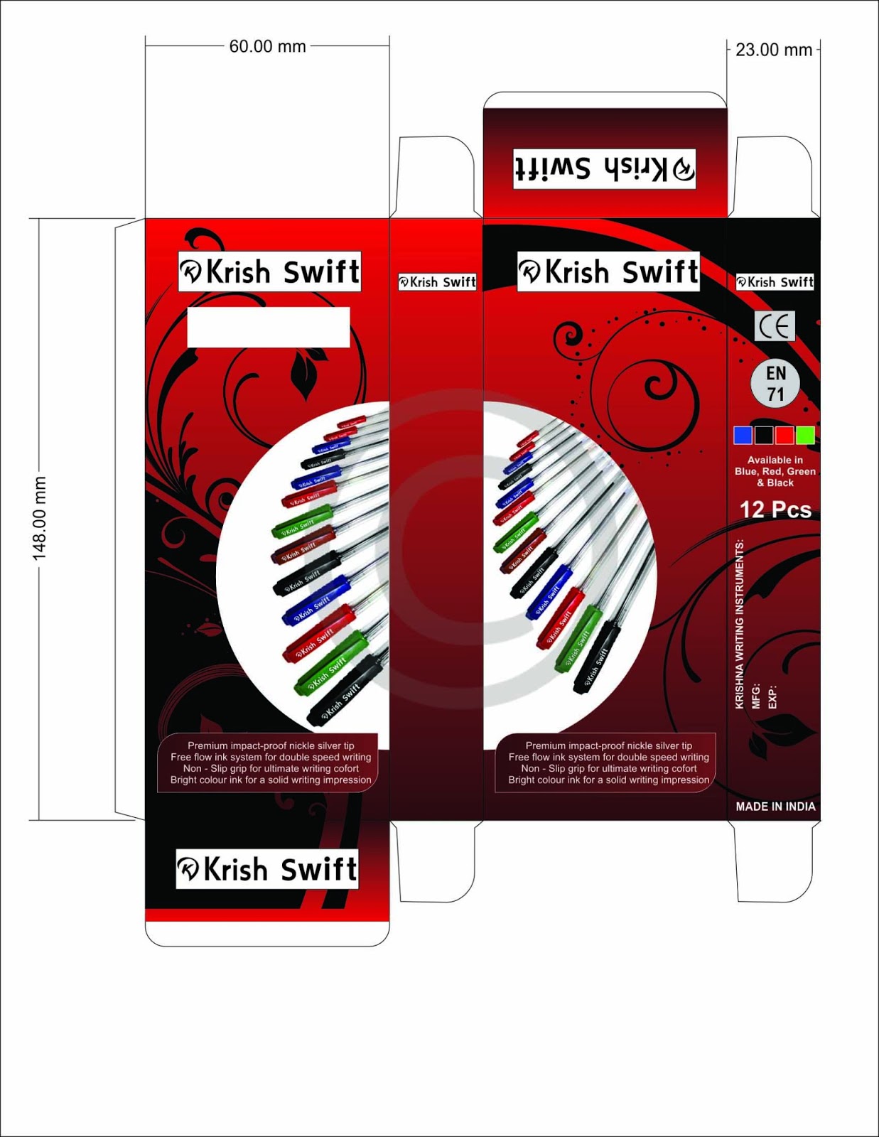 Graphics Design: Pen Pakagings