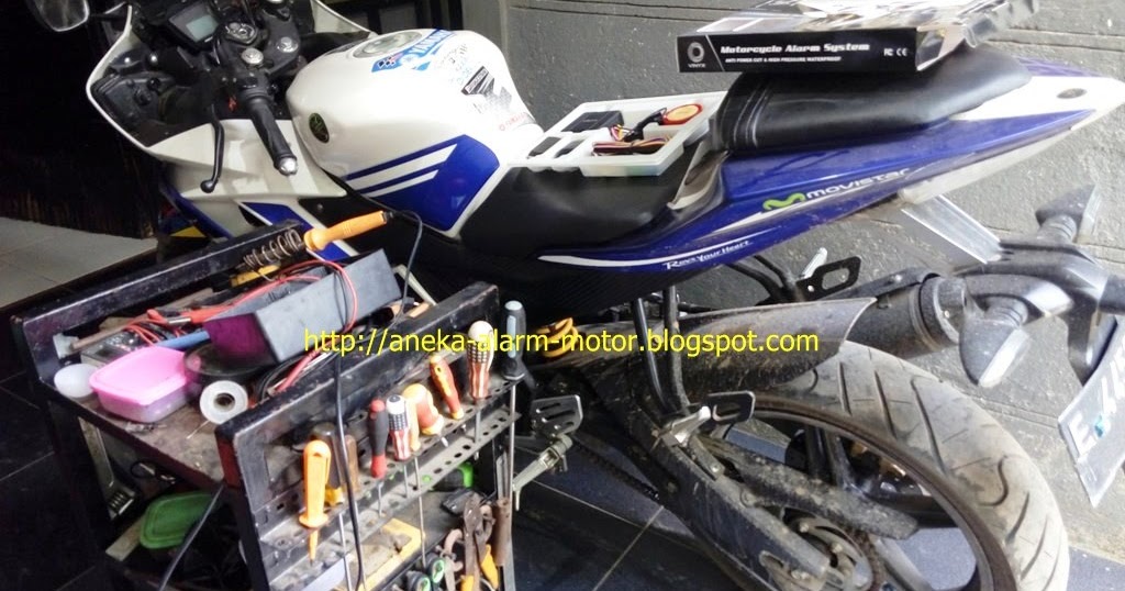 Cara pasang alarm motor remote pada Yamaha R15