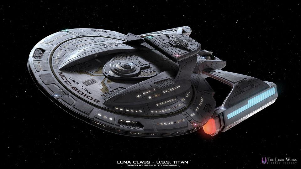 The Trek Collective: The USS Titan, looking shinier than ever