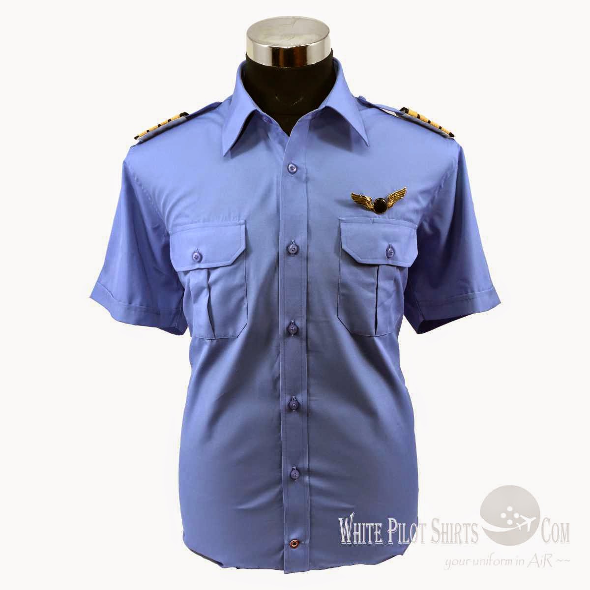 Tailor Made White Pilot Uniform Shirts: Shirt Tailoring Company ...
