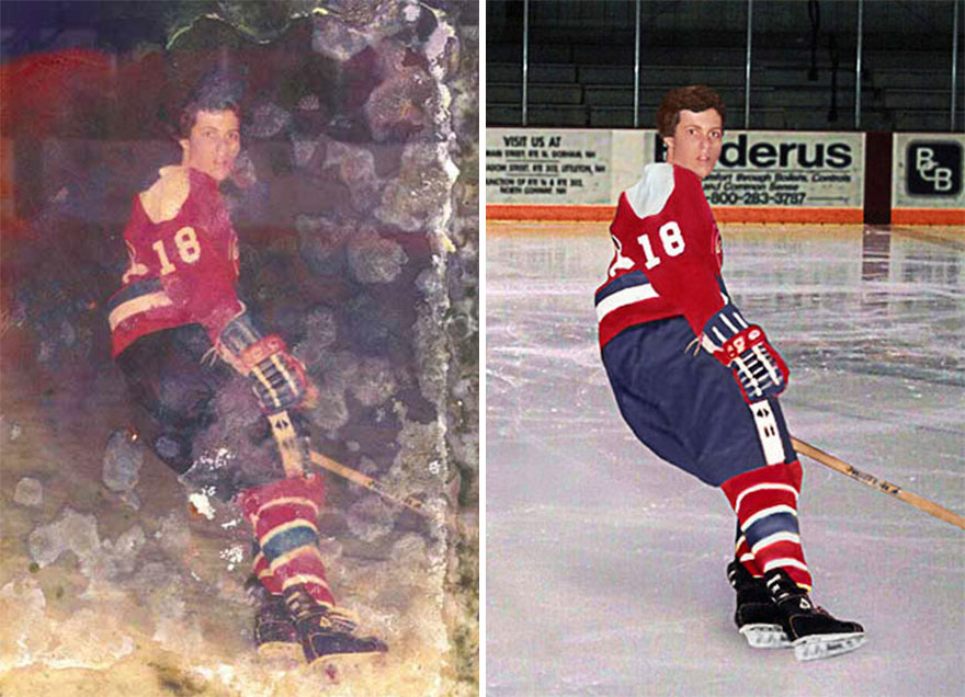 Ukrainian Digital Artist Flawlessly Restores Heavily Damaged Vintage ...