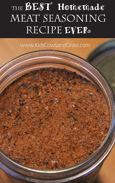 Kids, Cows and Grass: The Best Meat Seasoning Recipe...EVER!