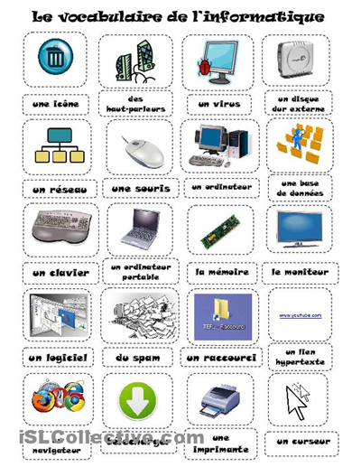 J'aime la langue française: Vocabulaire d'internet et nouvelles ...