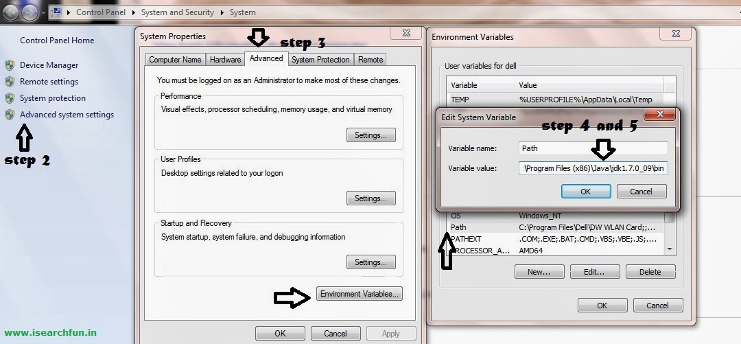 How To Add The Path And Environment Variables In Windows isearchfun how-to-add-the-path-and-environment-variables-in-windows-isearchfun