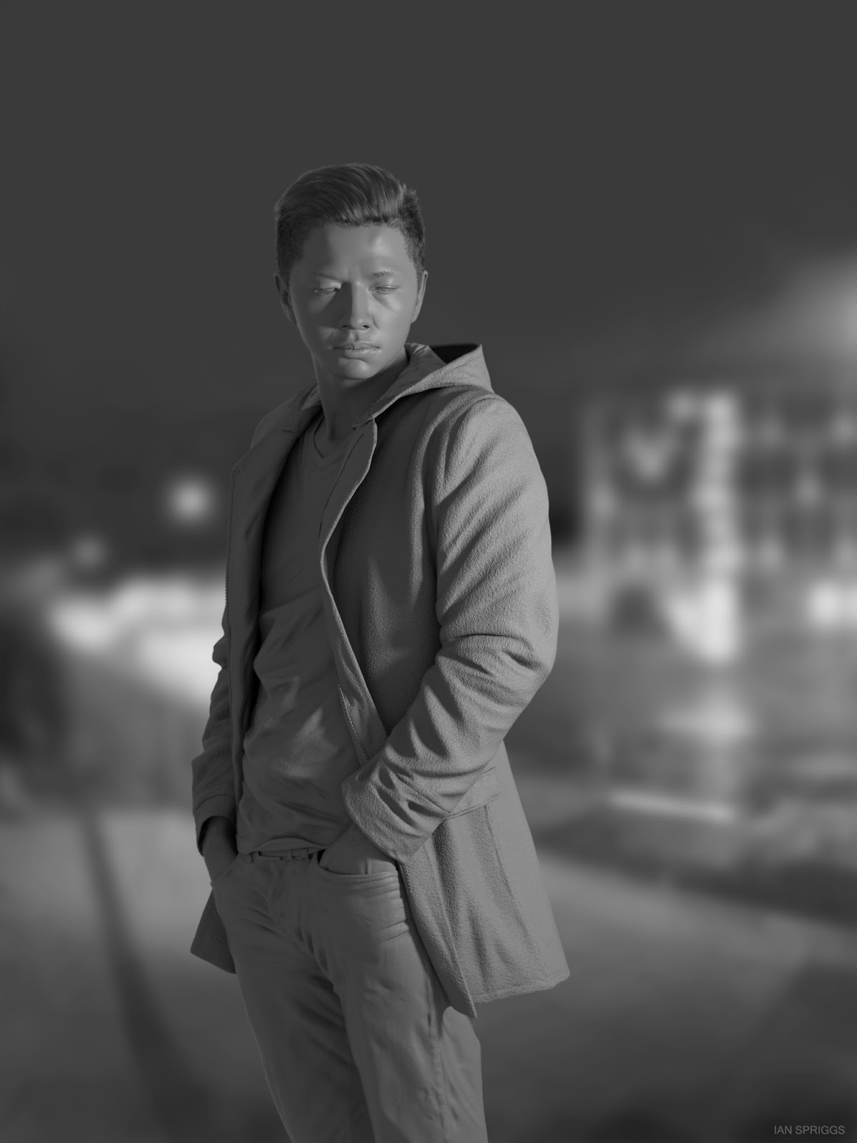 Another Realistic Portrait Render by Ian Spriggs | Computer Graphics ...