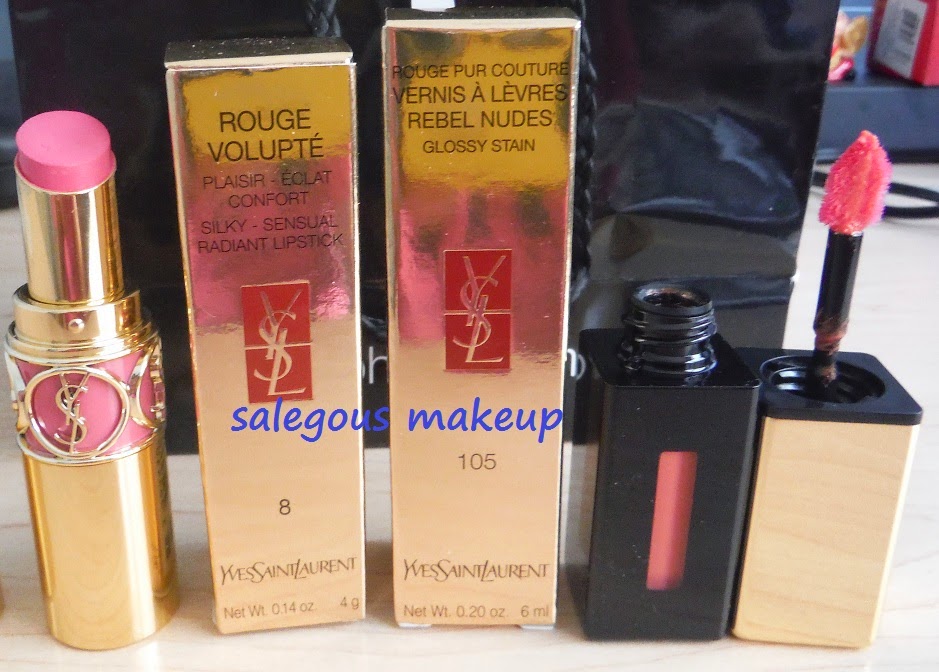 Salegous Makeup: Yves Saint Laurent Lipsticks Swatches #8, #52, YSL ...