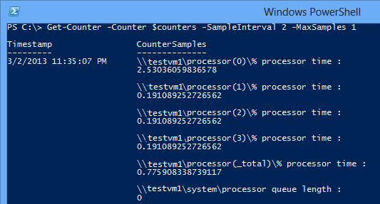 Travis Gan Powershell And Performance Monitor Perfmon Counter